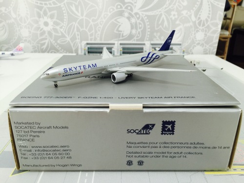 HG9048 Air France 法国航空 Boeing 777-300ER F-GZNE 天合联盟彩绘 Hogan 1:400 -飞机模型世界
