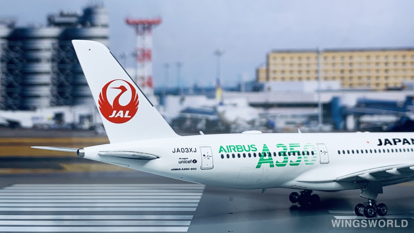 Phoenix 1:400 Airbus A350-900 Japan Airlines 日本航空 PH04279 JA03XJ 的照片 作者:周比尔 - 飞机模型世界资料库