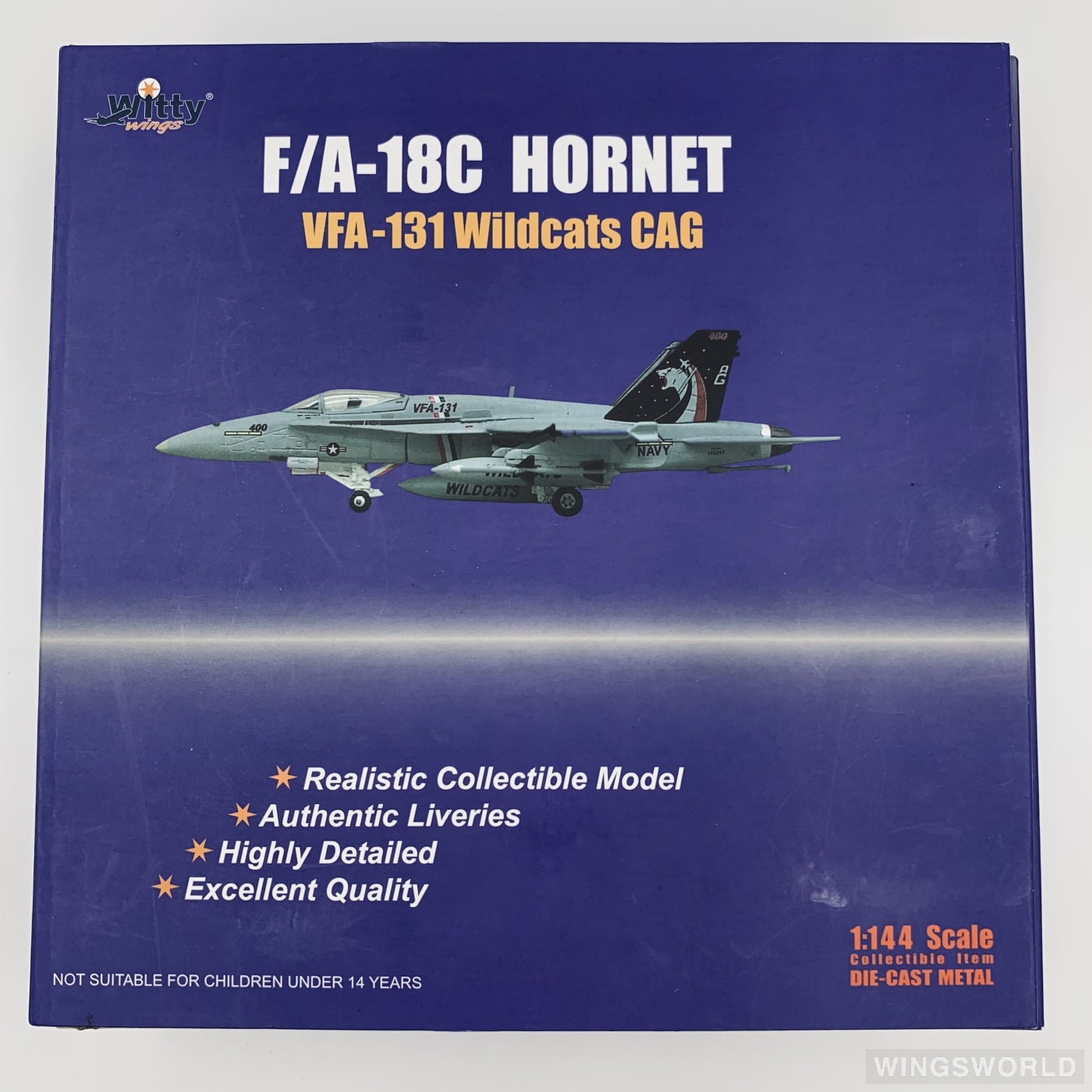 Witty 1:144 McDonnell Douglas F/A-18 U.S. Navy 美国海军 W144-04001 VFA-131 ...