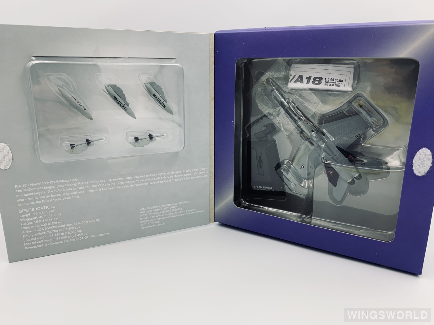 Witty 1:144 McDonnell Douglas F/A-18 U.S. Navy 美国海军 W144-04001 VFA-131 ...