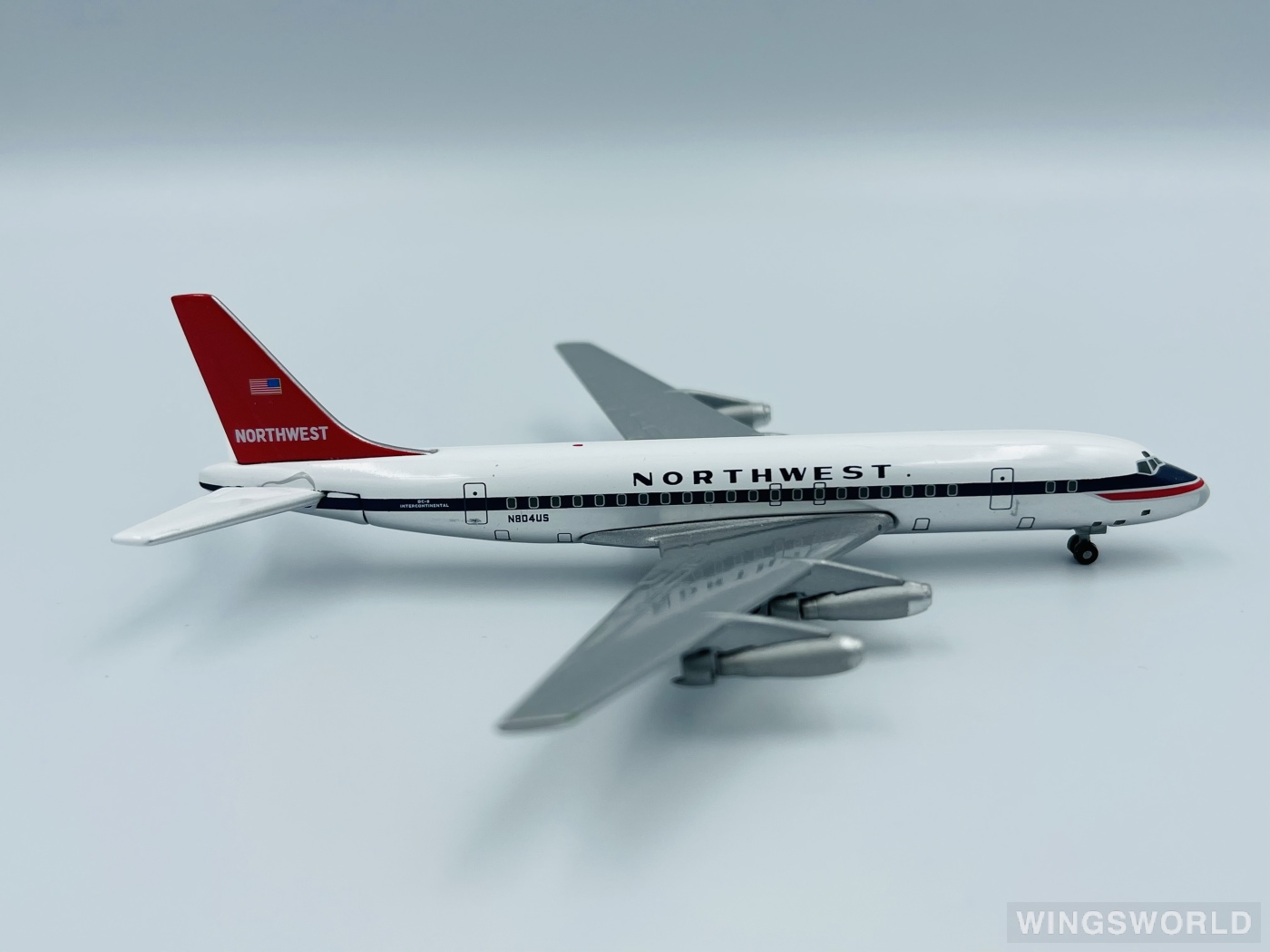 Geminijets 1:400 Douglas DC-8 Northwest Airlines 美国西北航空 GJNWA230 N804US ...