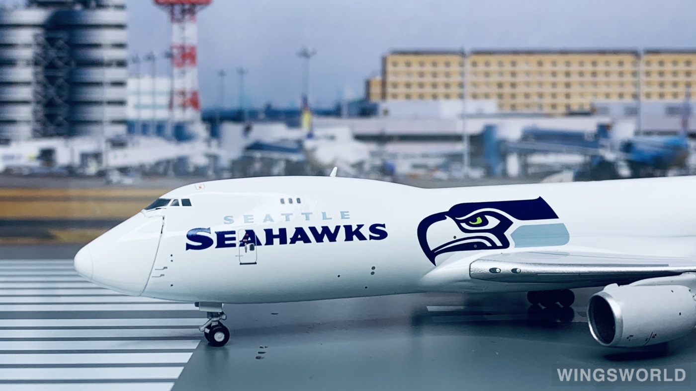 JC Wings 1:400 Boeing 747-8F Boeing 波音公司 EW4748007 N841BA 西雅图海鹰 的照片 作者 ...