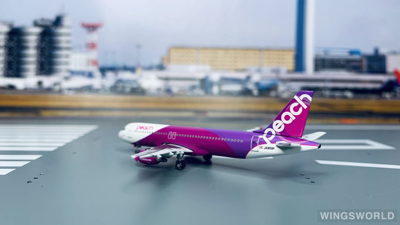 Hogan 1:500 Airbus A320 Peach Aviation 乐桃航空 MM50001 JA801P 的照片 作者:JohnnyTS - 飞机模型世界资料库