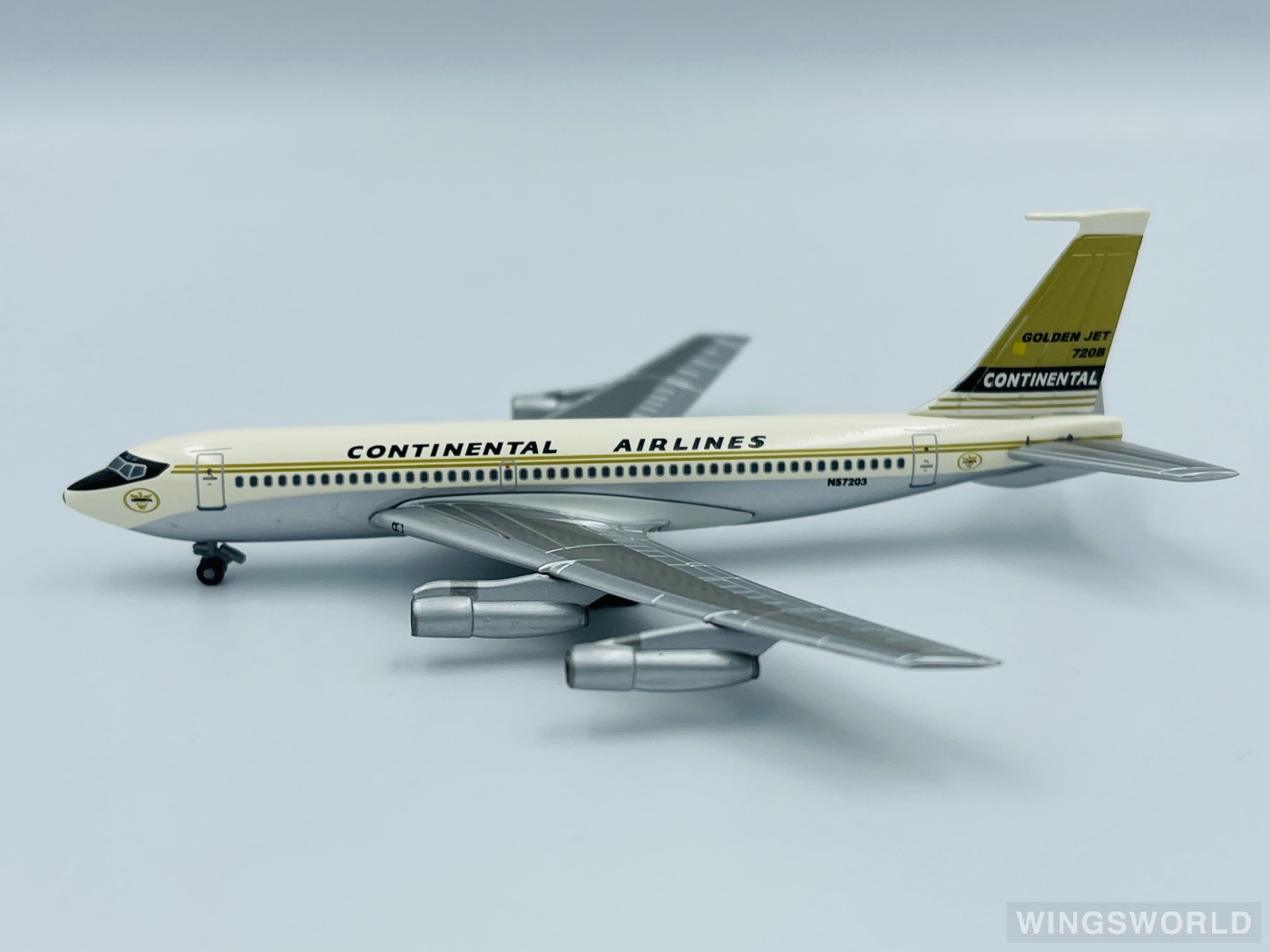 Dragon Models 1:400 Boeing 720 Continental Airlines 美国大陆航空 55748 N57203 ...