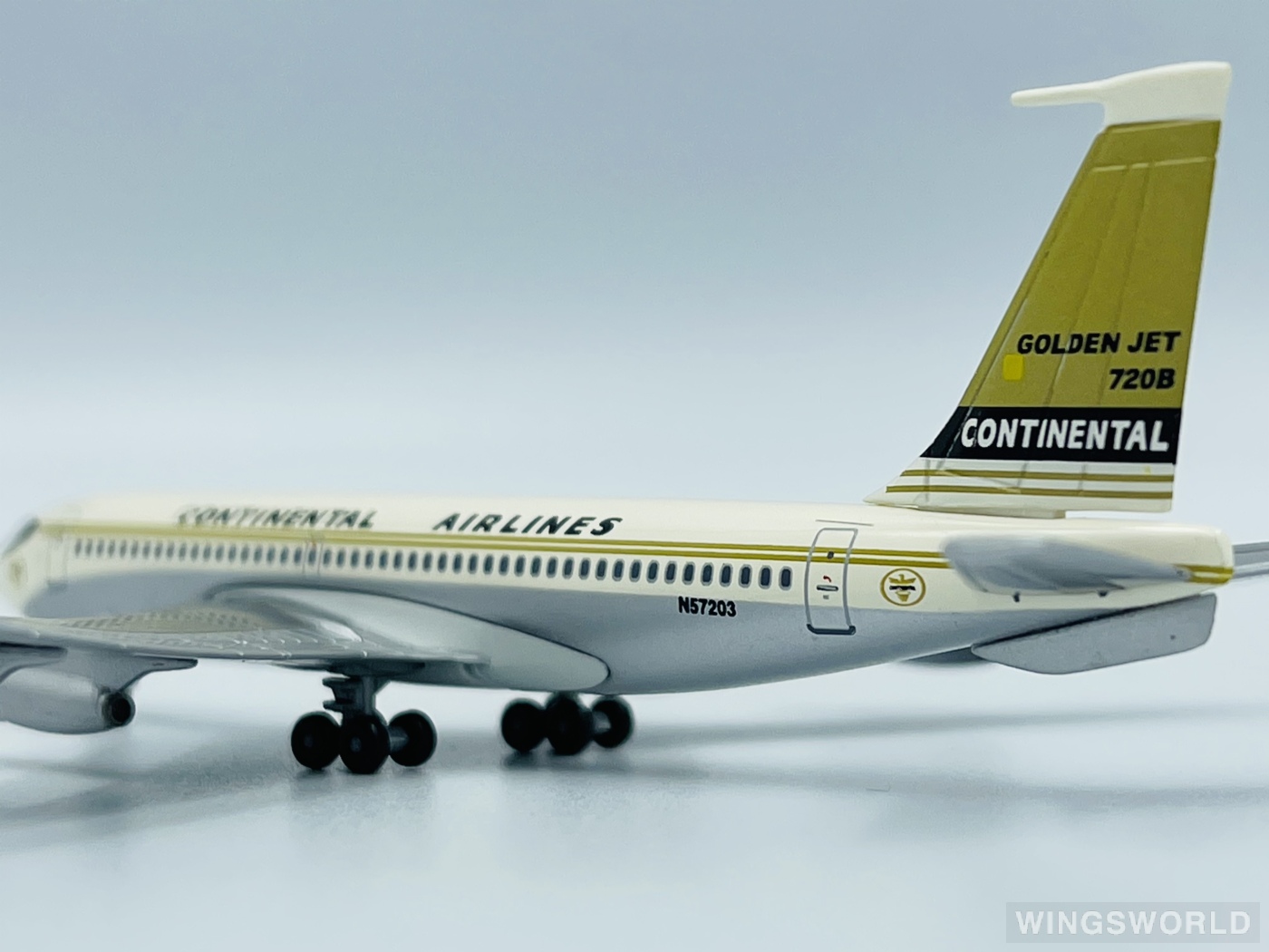 Dragon Models 1:400 Boeing 720 Continental Airlines 美国大陆航空 55748 N57203 ...