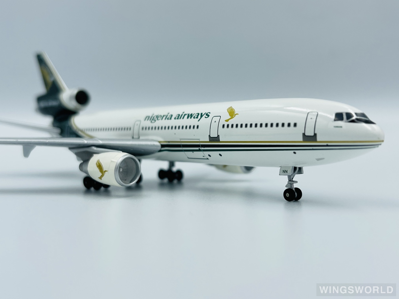 Witty 1:400 McDonnell Douglas DC-10 Nigeria Airways 尼日利亚航空 WT4DC1004 5N ...