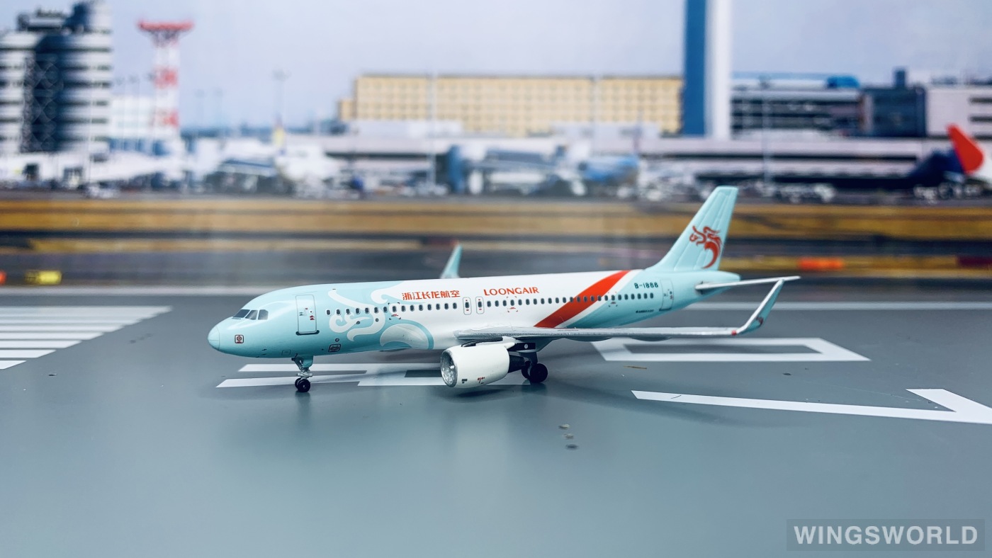 Pandamodel 1:400 Airbus A320 Loong Air 浙江长龙航空 PMB1866 B-1866 的照片 作者 ...