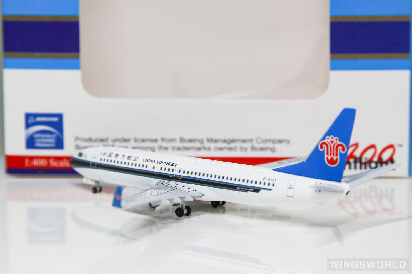 Inflight400 1:400 Boeing 737-800 China Southern 中国南方航空 IF4738001 B-5121 ...