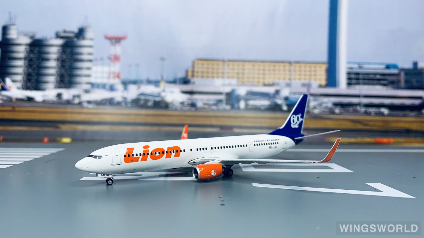 Phoenix 1:400 Boeing 737-900 Lion Air 狮子航空 10647 PK-LJO 波音第60架B737 ...