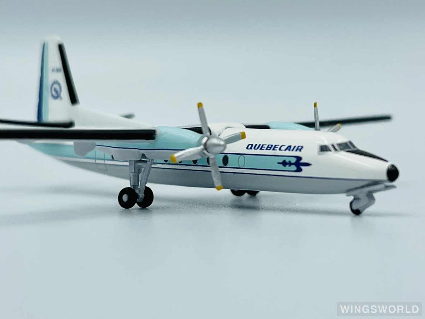 AeroClassics 1:400 Fokker F-27 Quebecair AC18281 CF-QBA 的照片 作者:古先生 - 飞机 ...