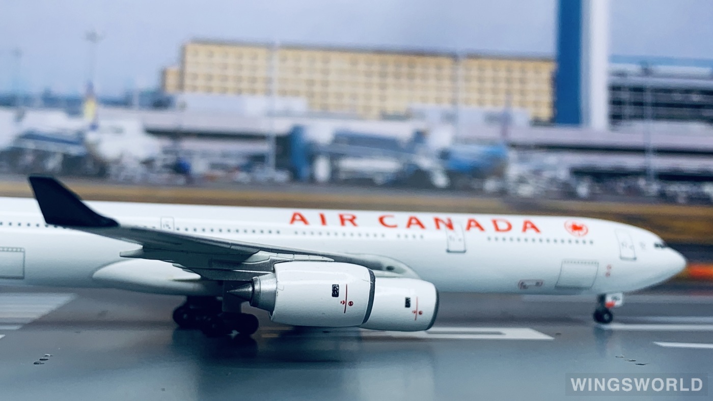 Dragon Models 1:400 Airbus A340-500 Air Canada 加拿大航空 55584 C-GKOM 1990s colors.的照片 作者:JohnnyTS ...