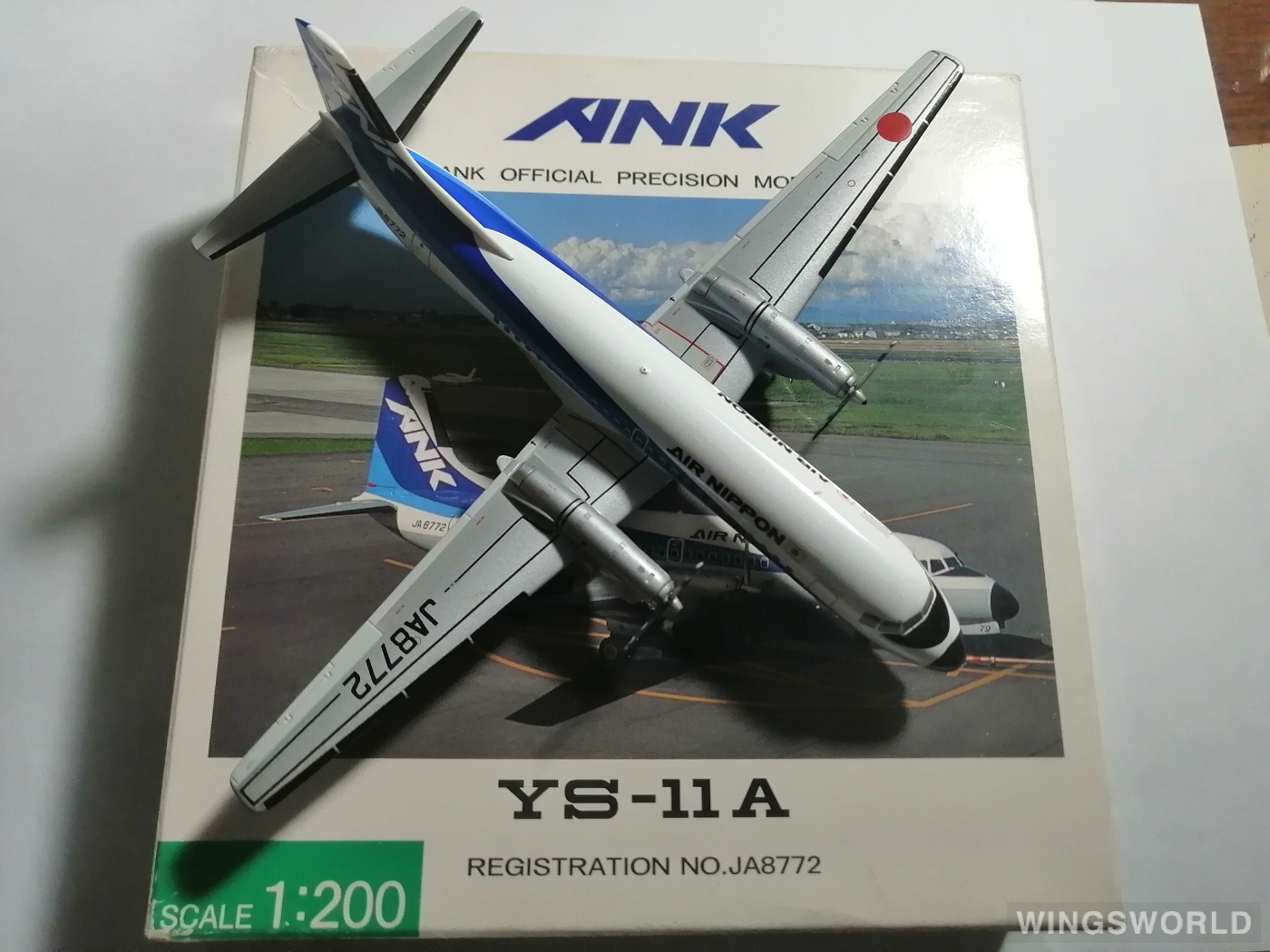 Hogan 1:200 NAMC YS-11 ANA 全日空 YS21157 JA8772 的照片 作者:JohnnyTS - 飞机模型世界资料库
