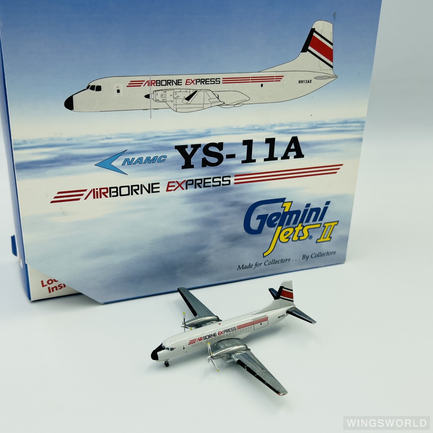 Geminijets 1:400 NAMC YS-11 Airborne Express GJABX512 N913AX 的照片 作者:古先生 - 飞机模型世界资料库