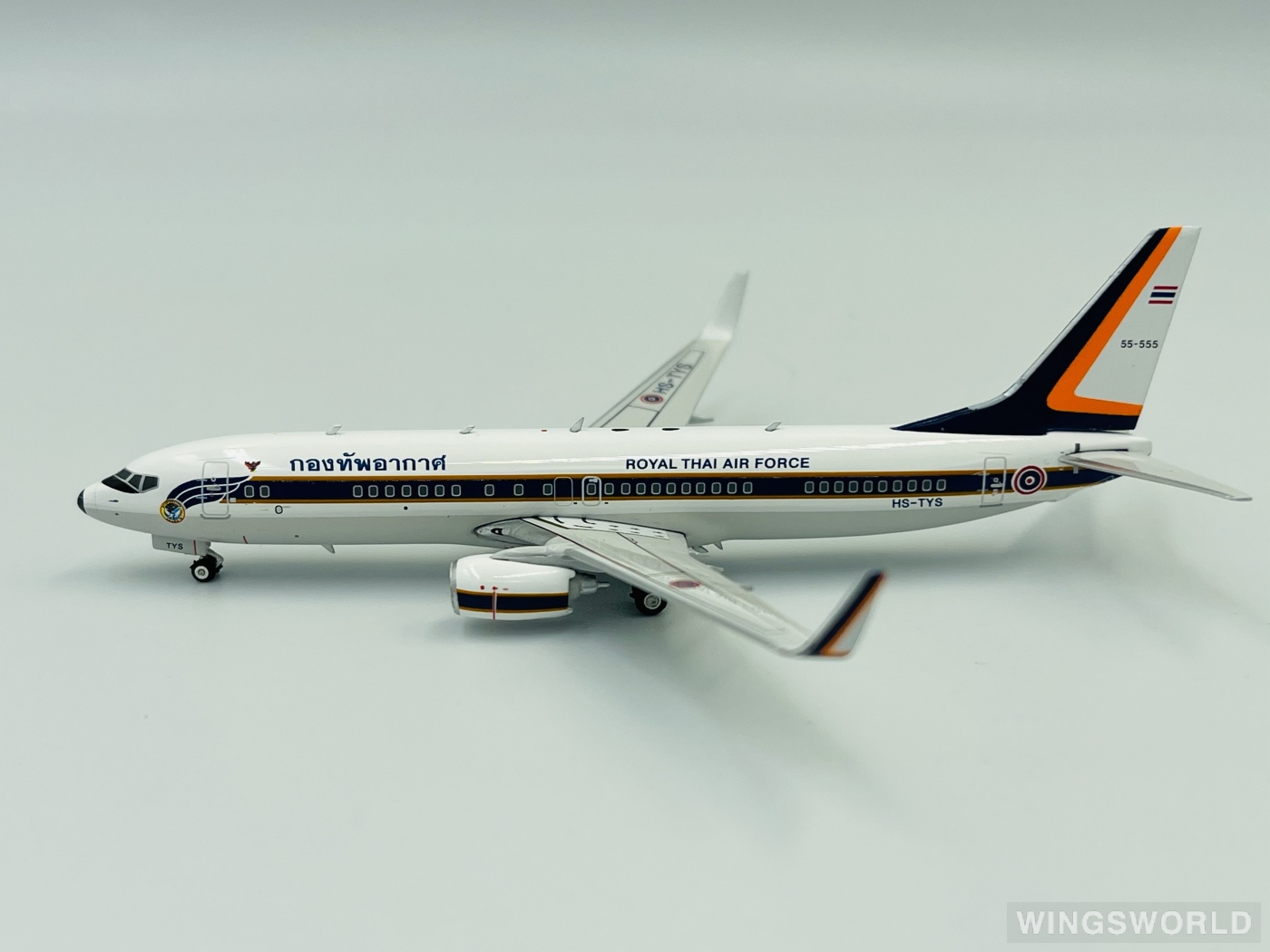 Phoenix 1:400 Boeing 737-800 RTAF 泰国皇家空军 PH11672 HS-TYS 的照片 作者:古先生 - 飞机 ...