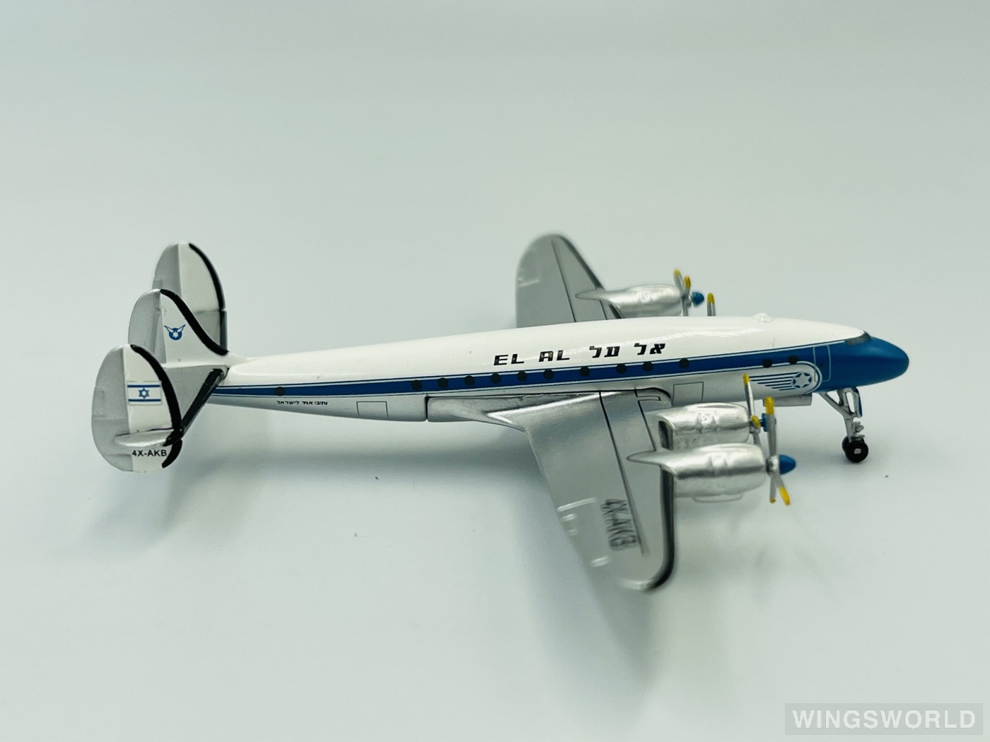AeroClassics 1:400 Lockheed L-049 Constellation El Al 以色列航空 AC4XAKB 4X ...