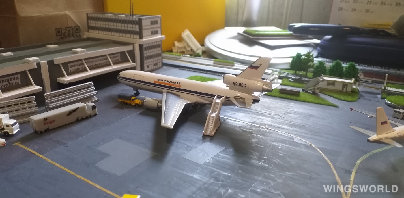 Dragon Models 1:400 McDonnell Douglas DC-10 Aeroflot 俄罗斯航空 55249 VP-BDG ...