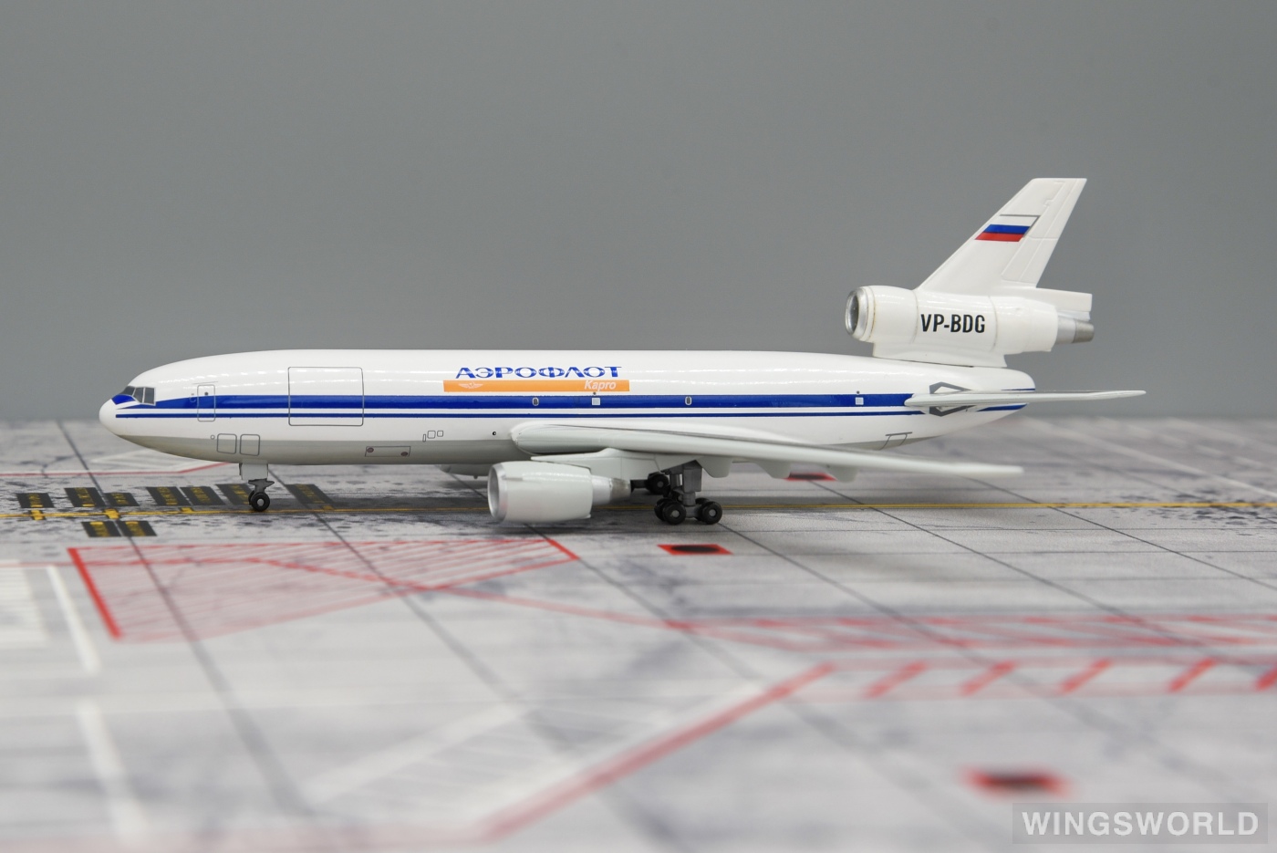 Dragon Models 1:400 McDonnell Douglas DC-10 Aeroflot 俄罗斯航空 55249 VP-BDG ...