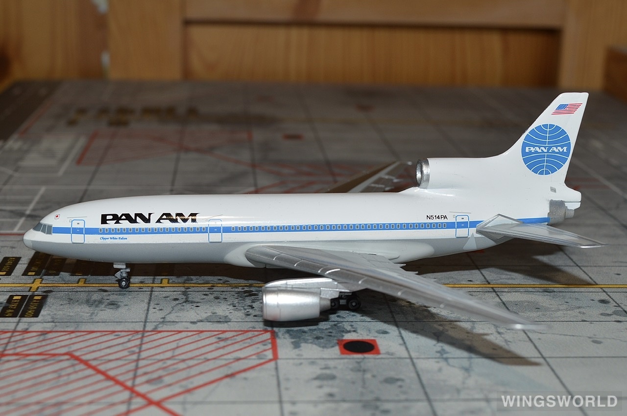 Dragon Models 1:400 Lockheed L-1011 TriStar Pan Am 泛美航空 55142 N514PA 的 ...