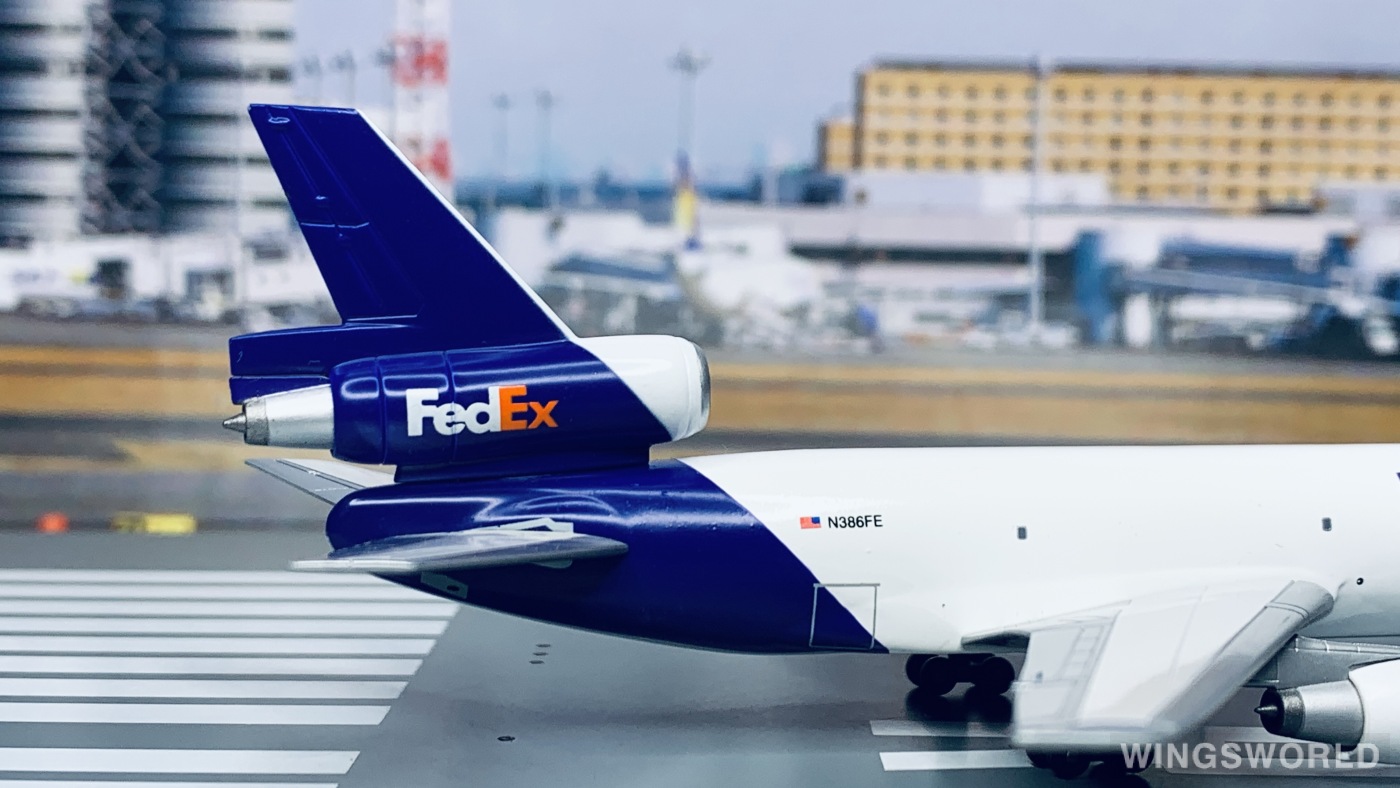 Dragon Models 1:400 McDonnell Douglas DC-10 FedEx 联邦快递 55280B N386FE 的 ...