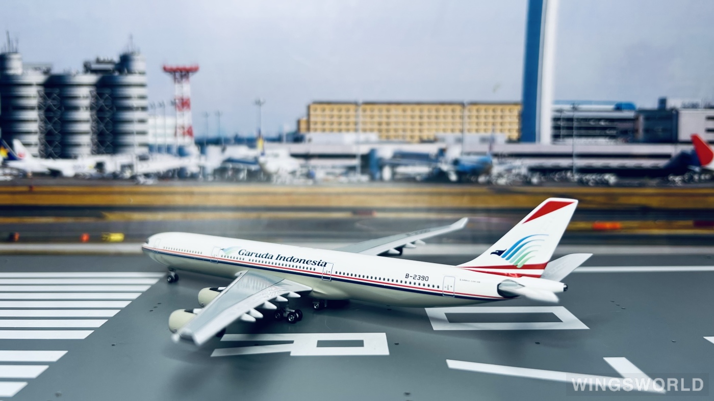 AeroClassics 1:400 Airbus A340-300 Garuda Indonesia 印度尼西亚鹰航 AC4B2390 B ...
