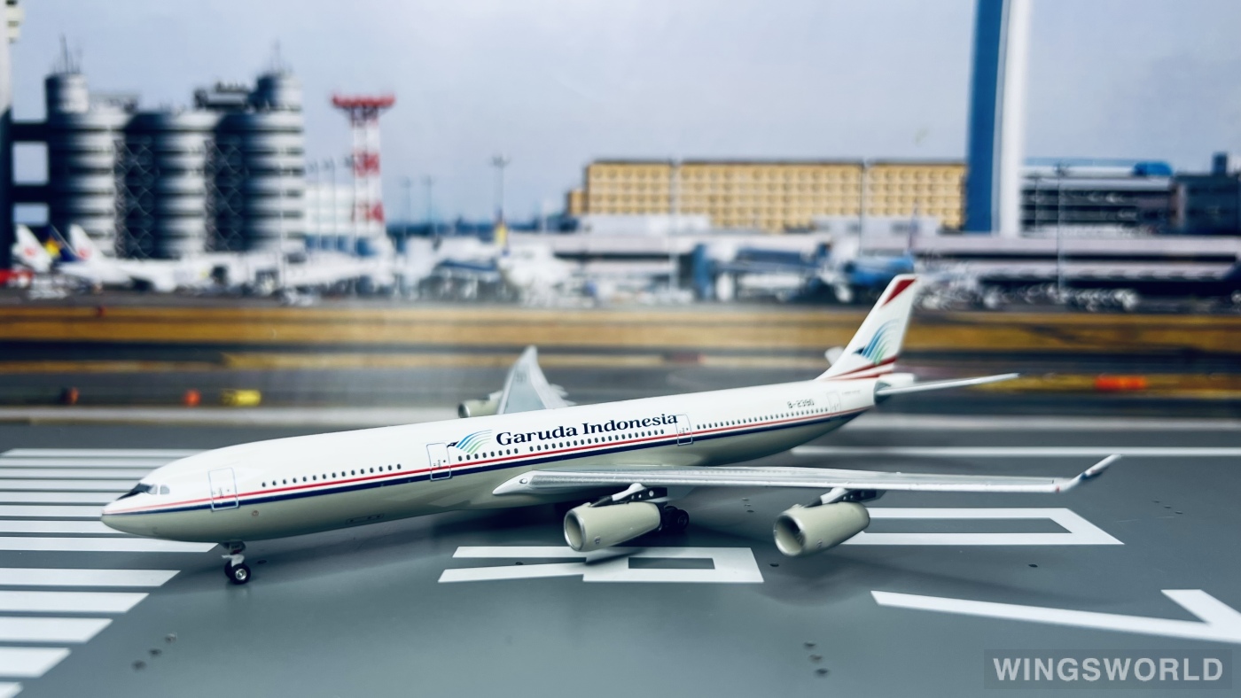 AeroClassics 1:400 Airbus A340-300 Garuda Indonesia 印度尼西亚鹰航 AC4B2390 B ...