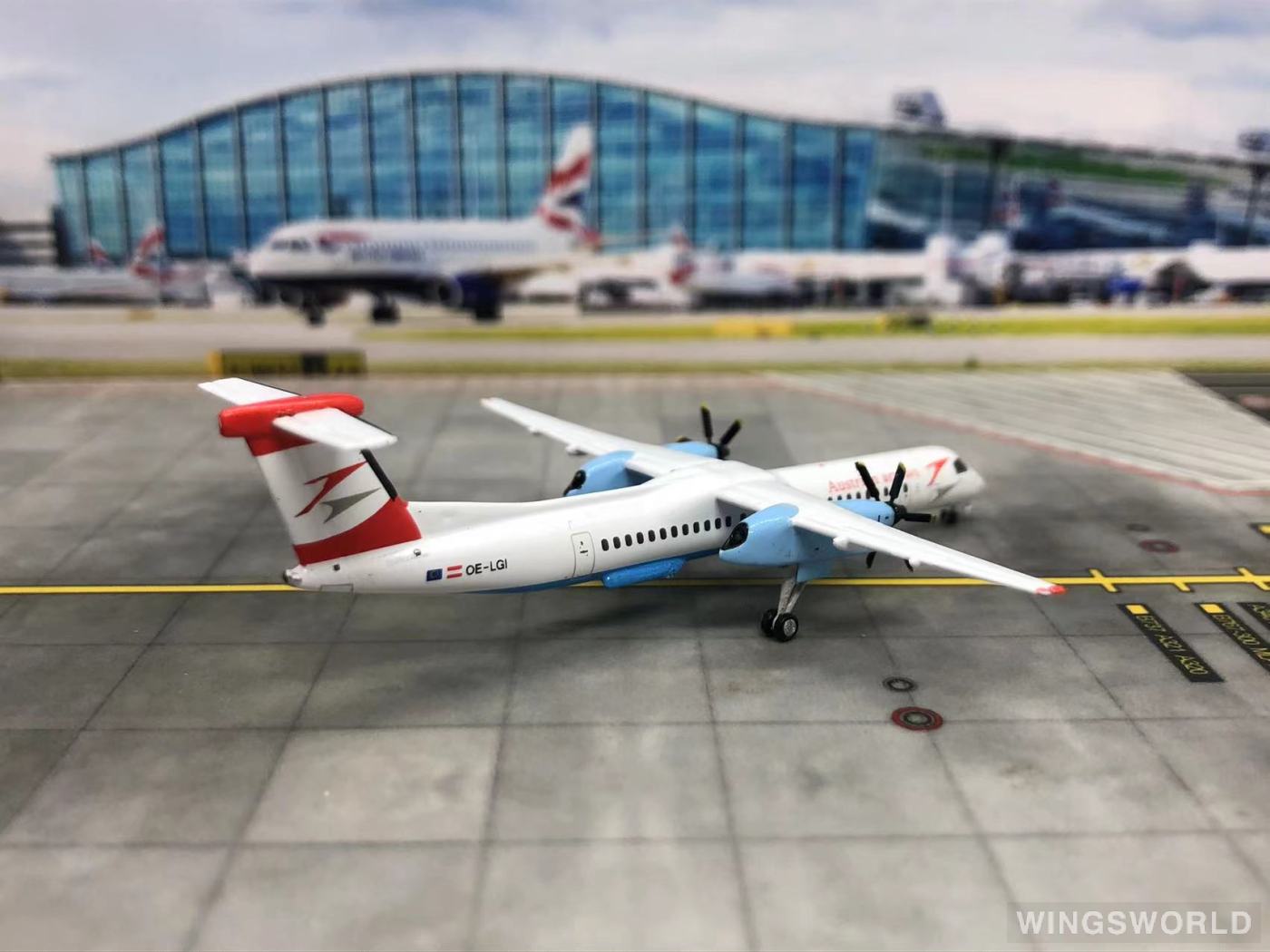 Geminijets 1:400 Bombardier Dash 8-400 Austrian Airlines 奥地利航空 GJTYR737 ...