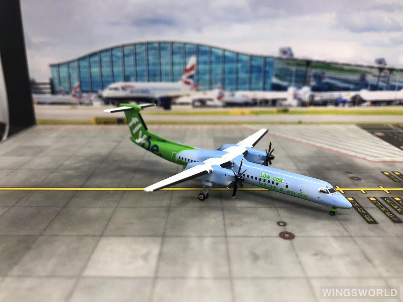 Geminijets 1:400 Bombardier Dash 8-400 Flybe 弗莱比航空 GJBEE862 G-JEDP 的照片 ...