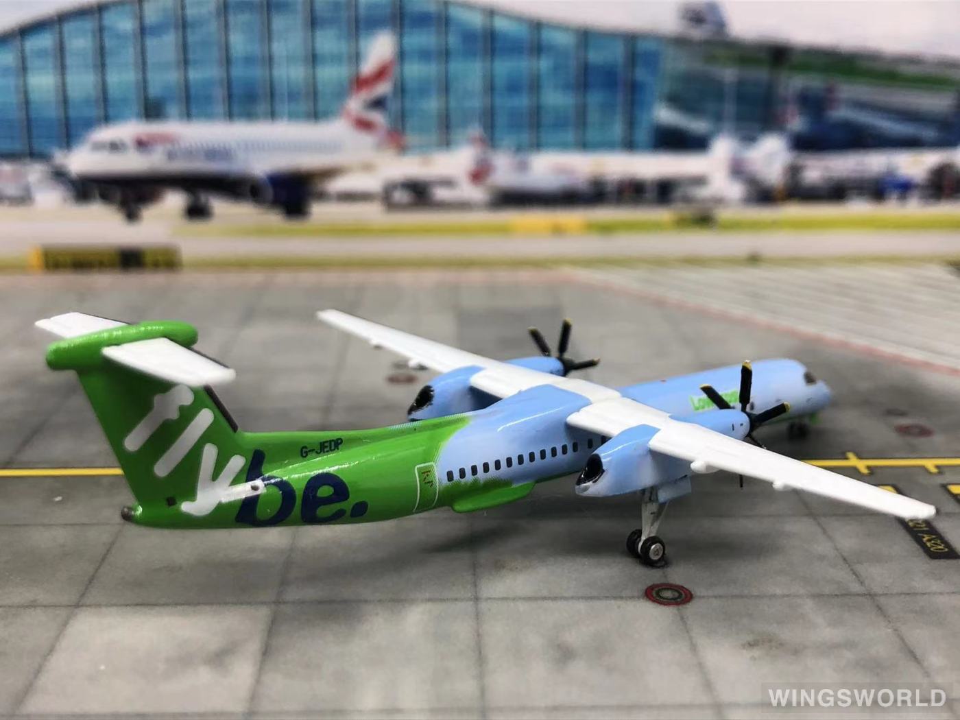 Geminijets 1:400 Bombardier Dash 8-400 Flybe 弗莱比航空 GJBEE862 G-JEDP 的照片 ...
