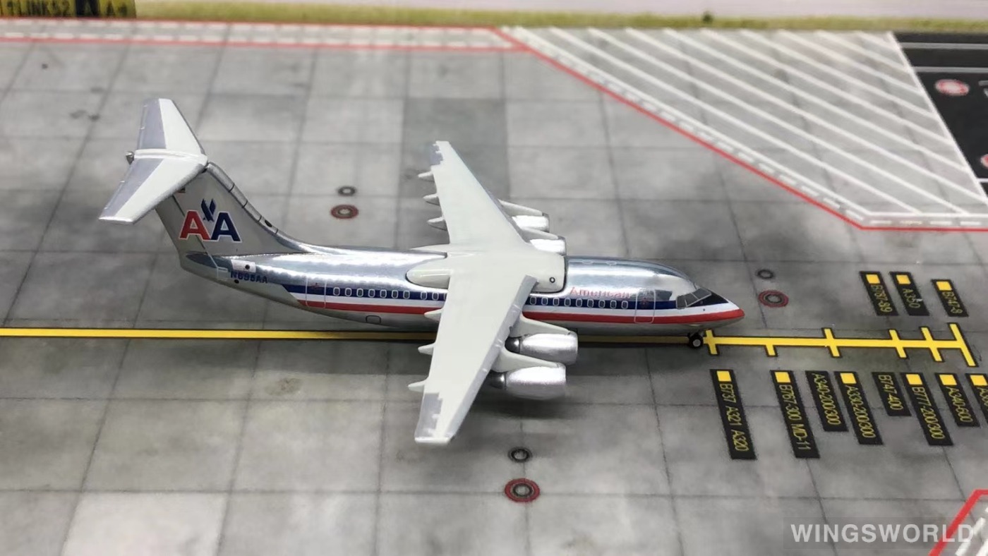 Jet-X 1:400 BAe 146 American Airlines 美国航空 JX374 N695AA 1990s colors ...