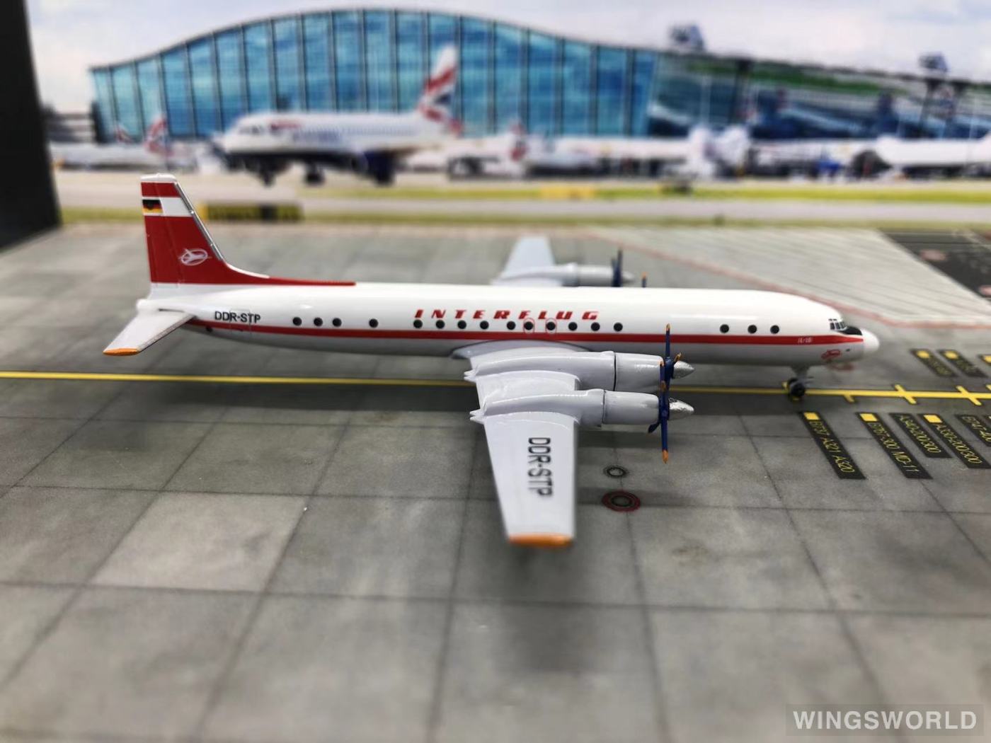 AeroClassics 1:400 Ilyushin Il-18 Interflug 东德航空 ACINT0509A DDR-STP 的照片 ...