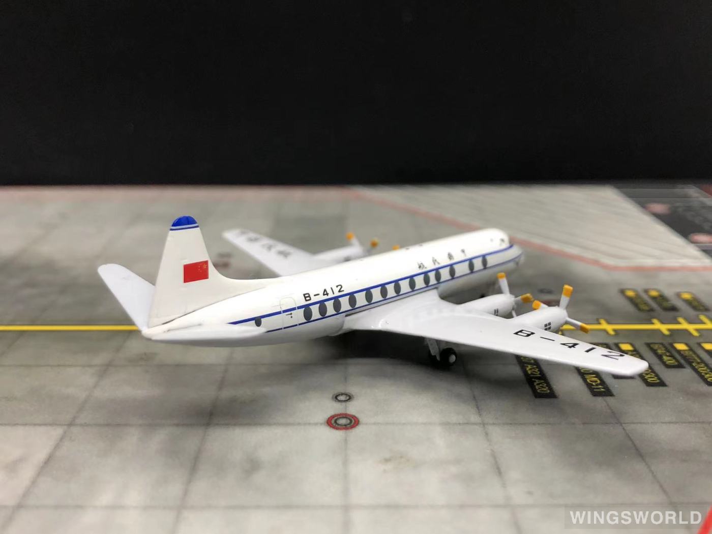 AeroClassics 1:400 Vickers Viscount CAAC 中国民航 ACB412 B-412 的照片 作者:图波列夫 ...