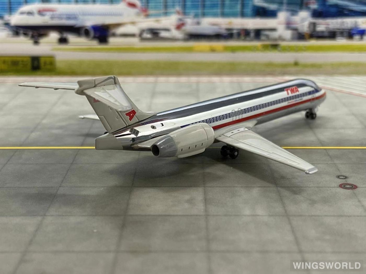 Dragon Models 1:400 Boeing 717 TWA 环球航空 CRS 002 N2417F 的照片 作者:图波列夫飞行大队 ...