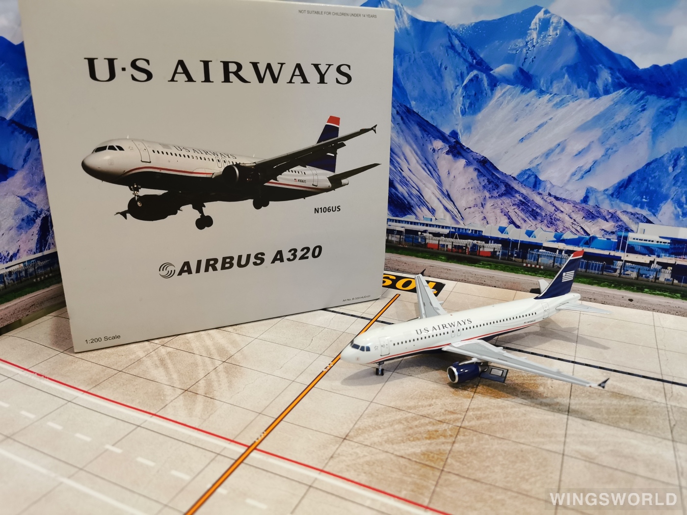 Aviation200 1:200 Airbus A320 US Airways 全美航空 B-320-HUD-01 N106US 哈德逊奇迹 ...