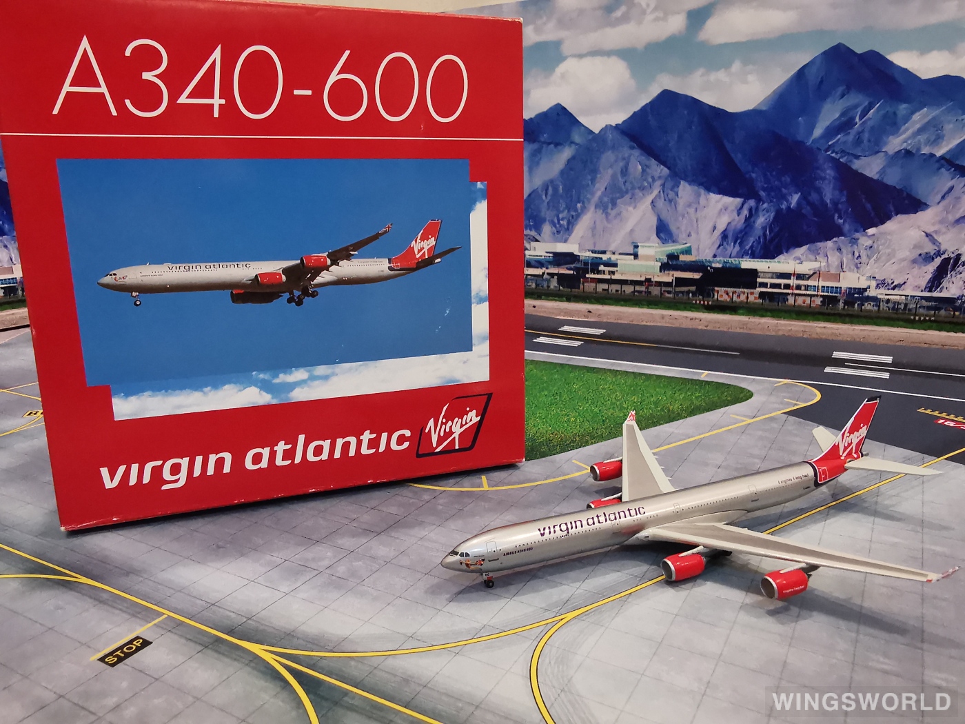 Dragon Models 1:400 Airbus A340-600 Virgin Atlantic Airways 维珍航空 55630 ...