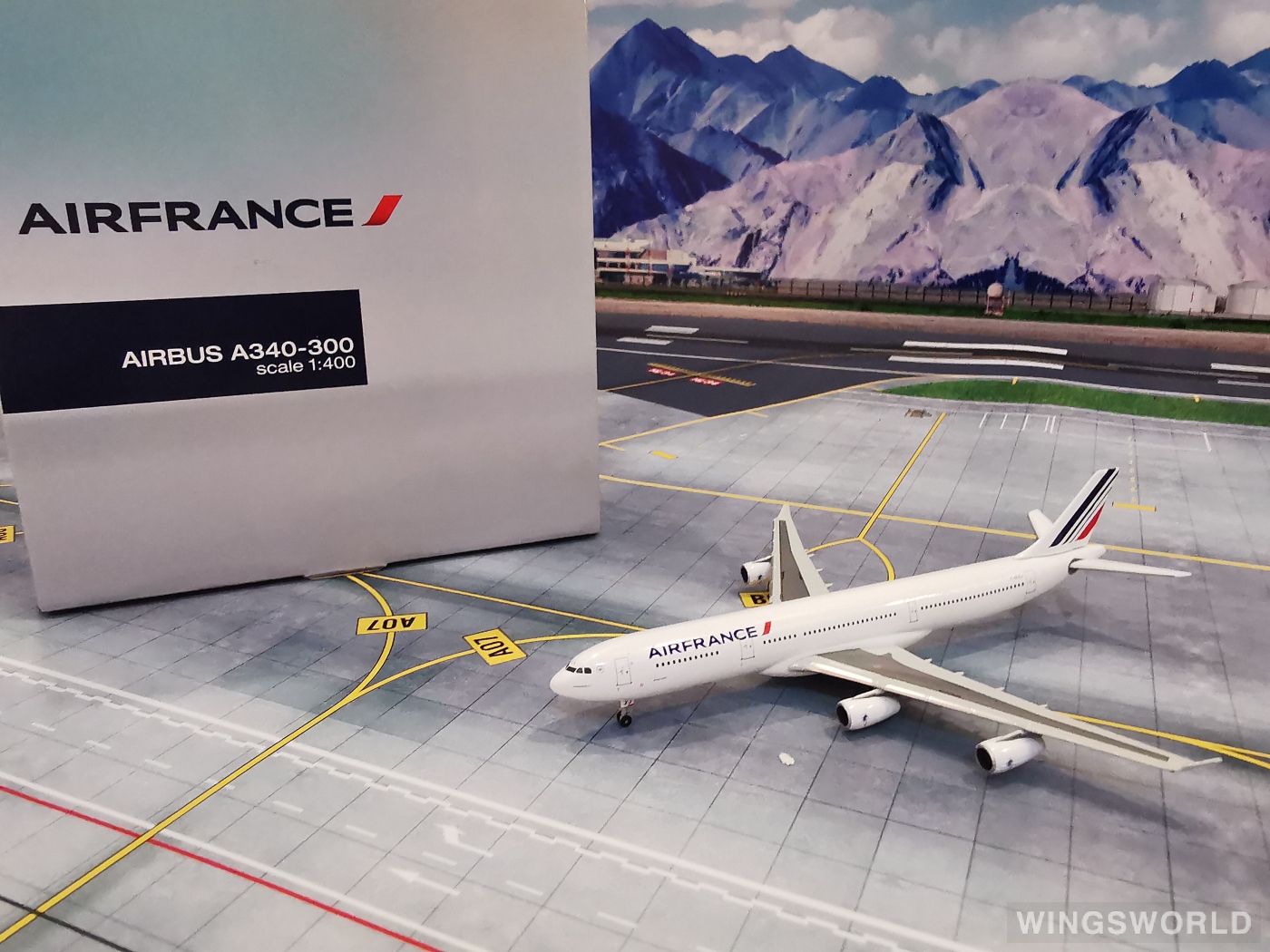 Hogan 1:400 Airbus A340-300 Air France 法国航空 HG9390 F-GLZJ 的照片 作者 ...