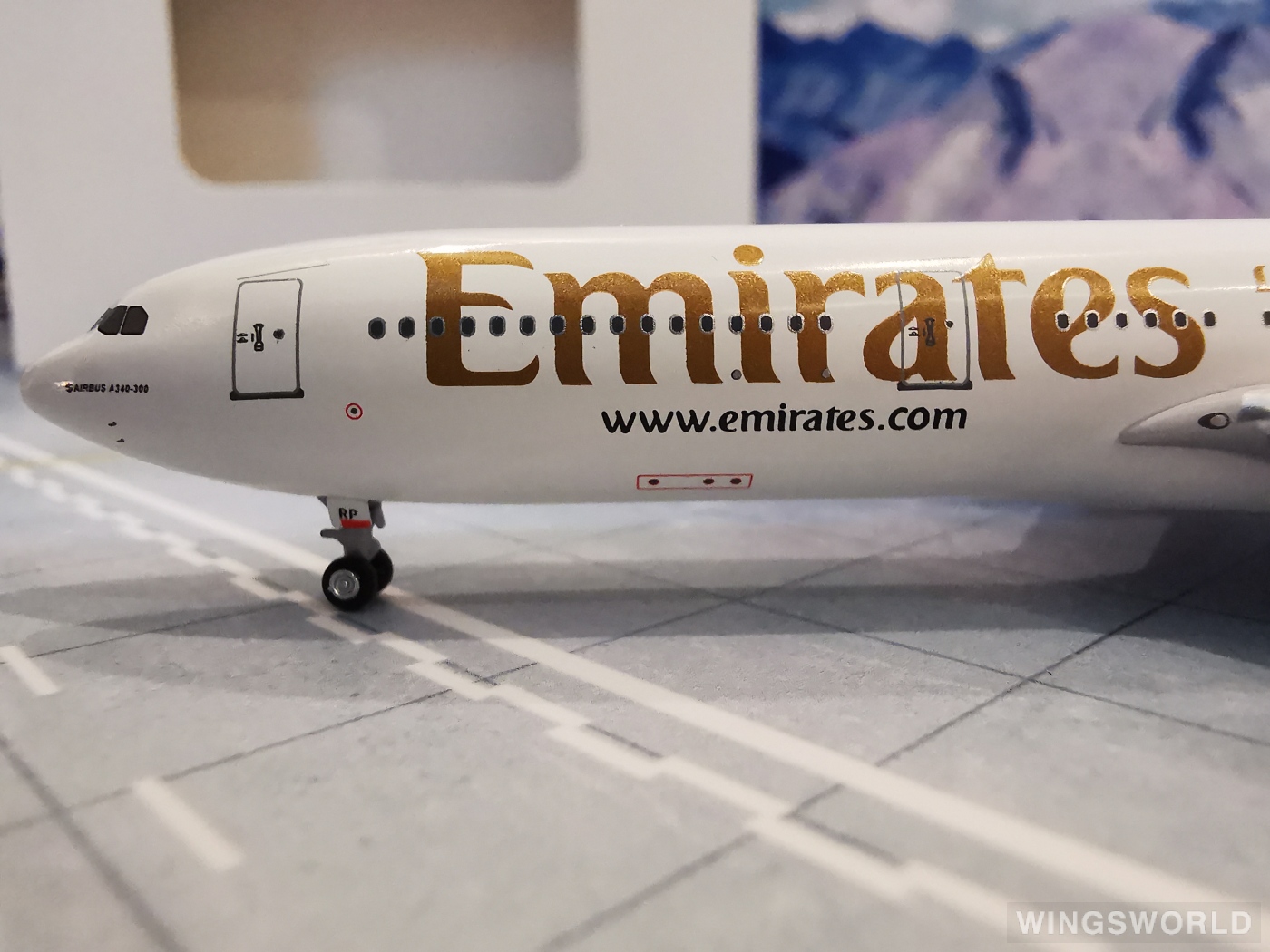 AeroClassics 1:400 Airbus A340-300 Emirates 阿联酋航空 AC4A6ERP A6-ERP 2000s ...