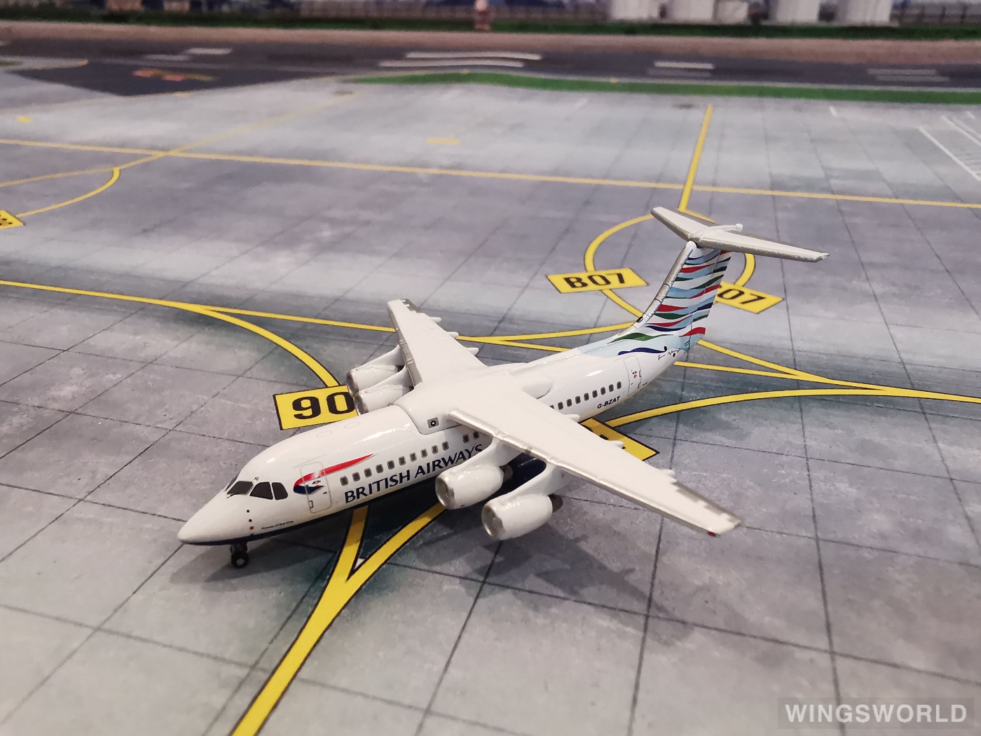 Jet-X 1:400 BAe 146 British Airways 英国航空 JETBA001 G-BZAT 的照片 作者 ...