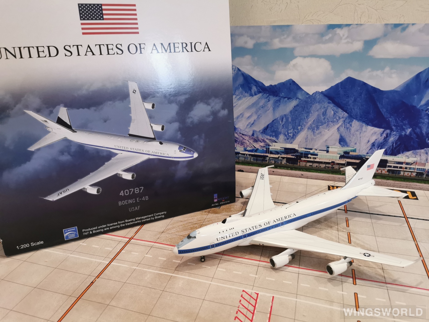 Inflight200 1:200 Boeing E-4 USAF 美国空军 IFE41014 40787 的照片 作者:Monday31 ...