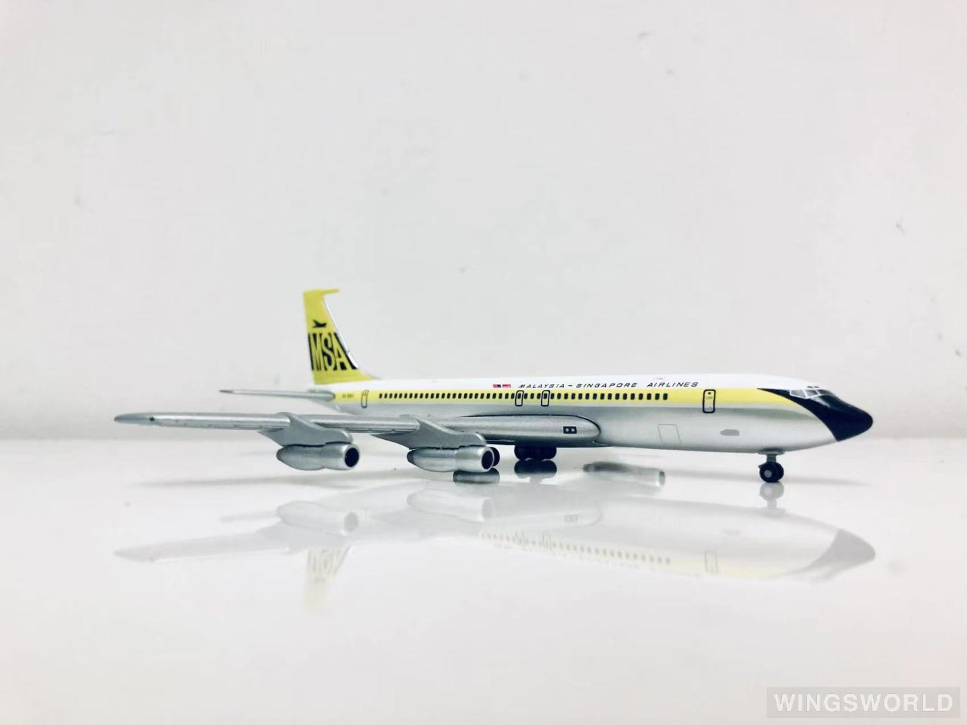 Geminijets 1:400 Boeing 707-300 MSA 马来西亚-新加坡航空 GJMSA386 9V-BBA 的照片 作者 ...