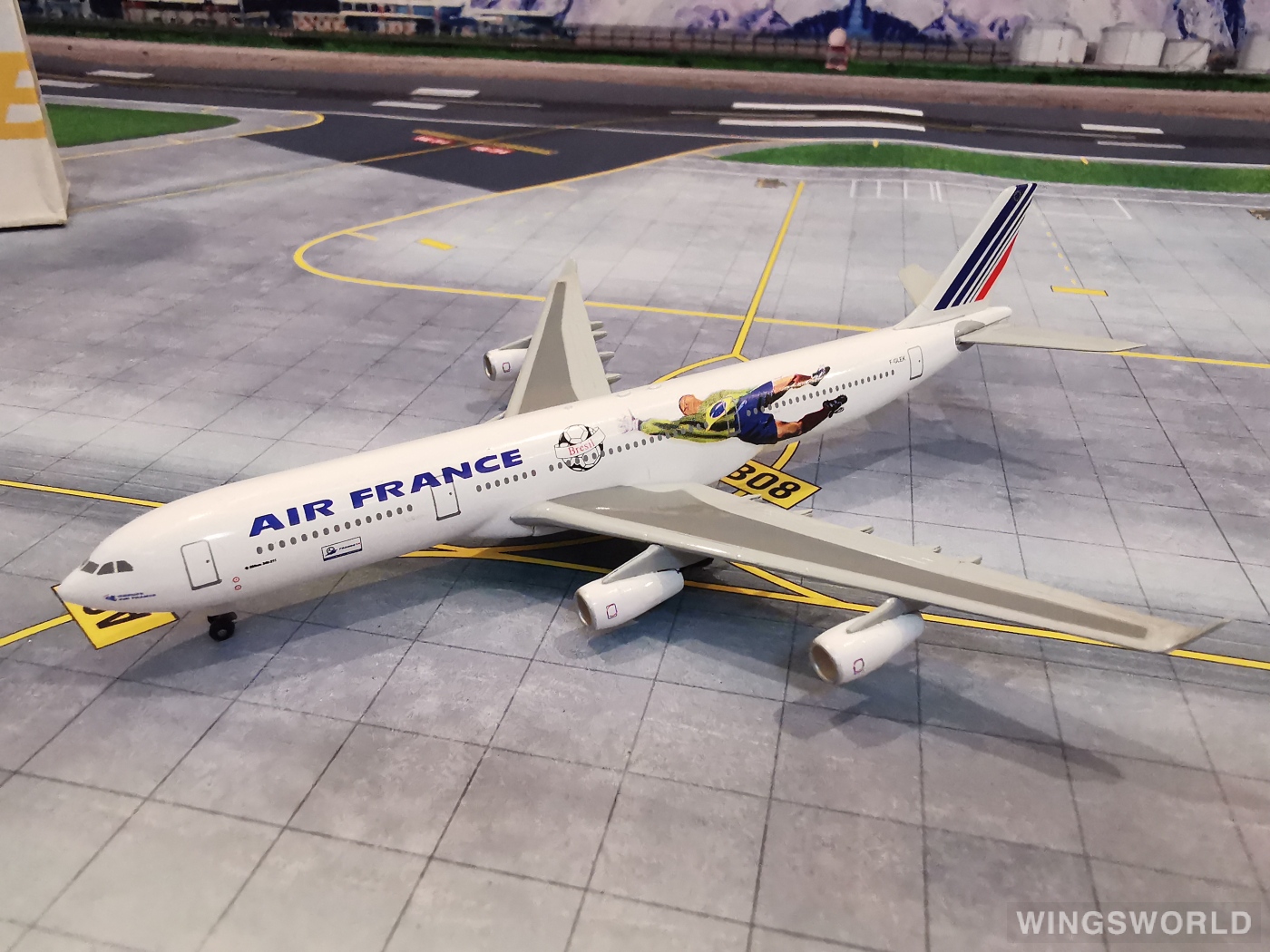 Dragon Models 1:400 Airbus A340-300 Air France 法国航空 98-004 F-GLEK World ...