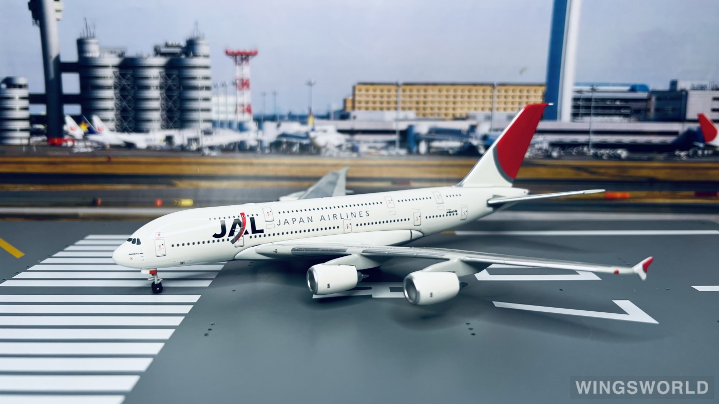 Magic 1:400 Airbus A380-800 Japan Airlines 日本航空 16023 的照片 作者:JohnnyTS - 飞机模型世界资料库