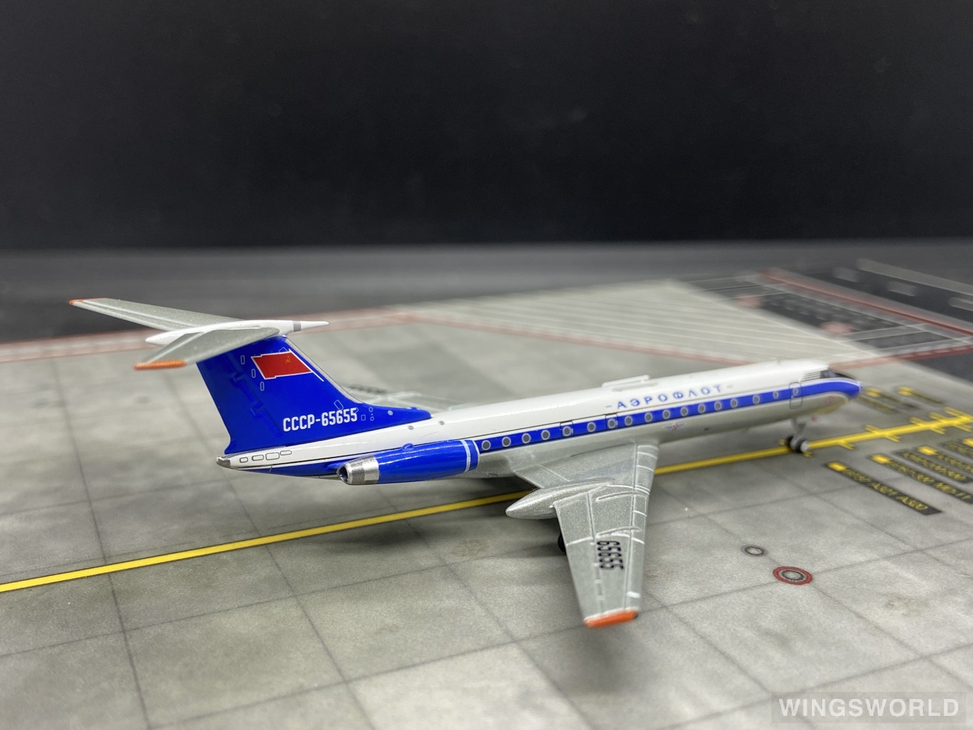 Pandamodel 1:400 Tupolev TU-134 Aeroflot 俄罗斯航空 202006 CCCP-65655 的照片 作者 ...