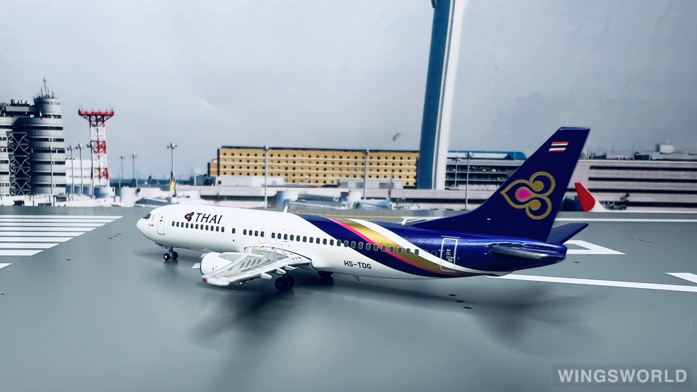 JC Wings 1:400 Boeing 737-400 Thai Airways 泰国国际航空 XX4989 HS-TDG 最后飞行的照片 ...