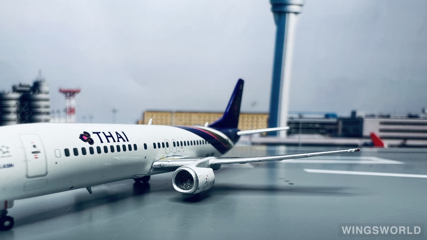 JC Wings 1:400 Boeing 737-400 Thai Airways 泰国国际航空 XX4989 HS-TDG 最后飞行的照片 ...