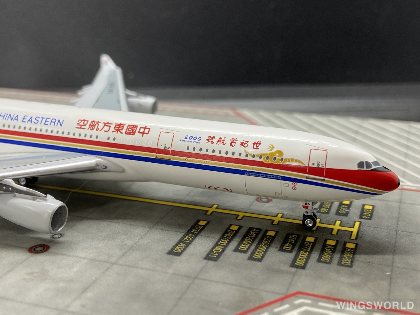 AeroClassics 1:400 Airbus A340-300 China Eastern 中国东方航空 AC4B2383 B-2383 1990s colors. "世紀首航號 ...