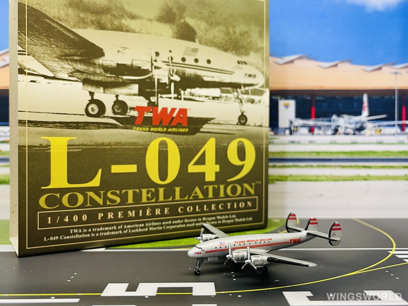 Dragon Models 1:400 Lockheed L-049 Constellation TWA 环球航空 55778 N90831 ...