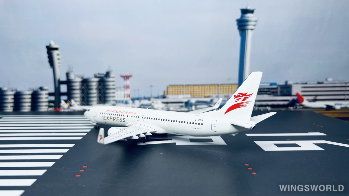 Blue box 1:200 Boeing 737-800 HK Express 香港快运航空 BBOX73802 B-KBR 的照片 作者 ...
