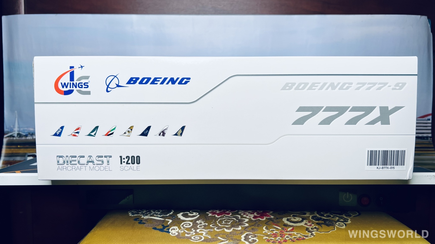 JC Wings 1:200 Boeing 777-9 Boeing 波音公司 KJ-B77X-015 N779XW 首飞 一号机 可折叠翼尖 ...
