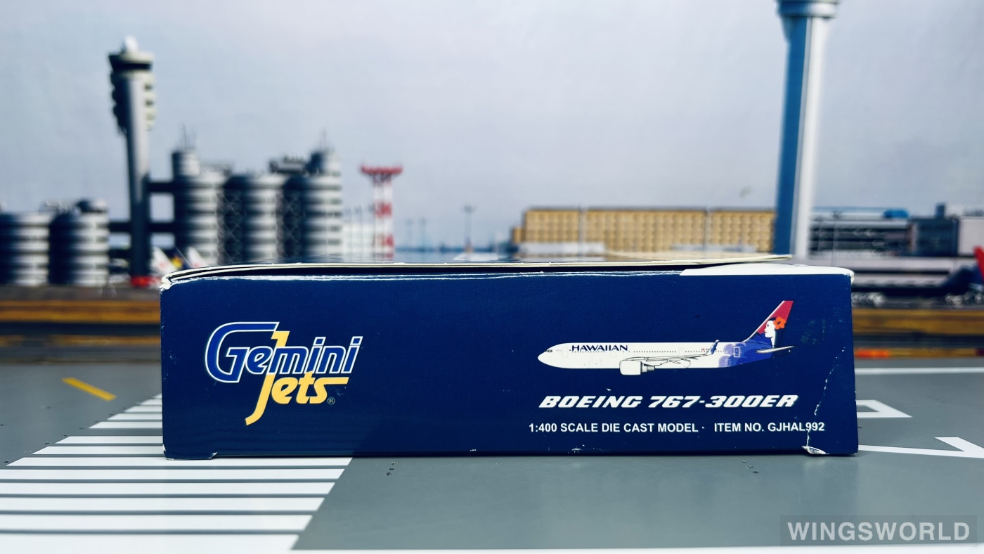 Geminijets 1:400 Boeing 767-300 Hawaiian Airlines 夏威夷航空 GJHAL992 N582HA 的照片 作者:JohnnyTS - 飞机模型世界资料库
