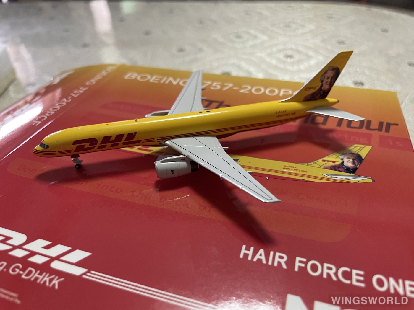 NG models 1:400 Boeing 757-200 DHL 敦豪 NG53168 G-DHKK James May的照片 作者:YC ...